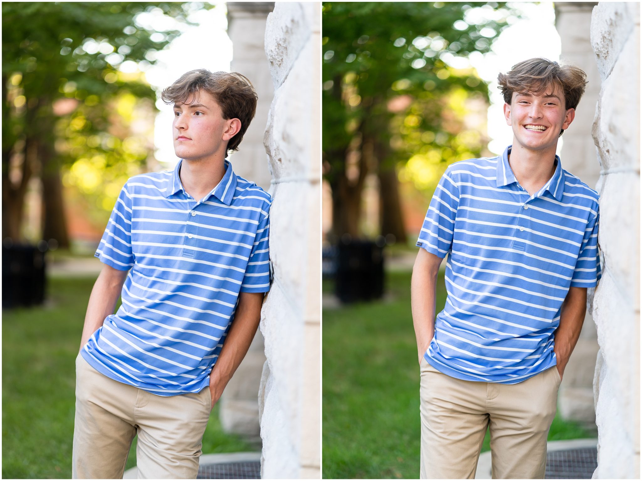 Logan Sumner | Stephens Lake Park Senior Session | Hannah Carr ...