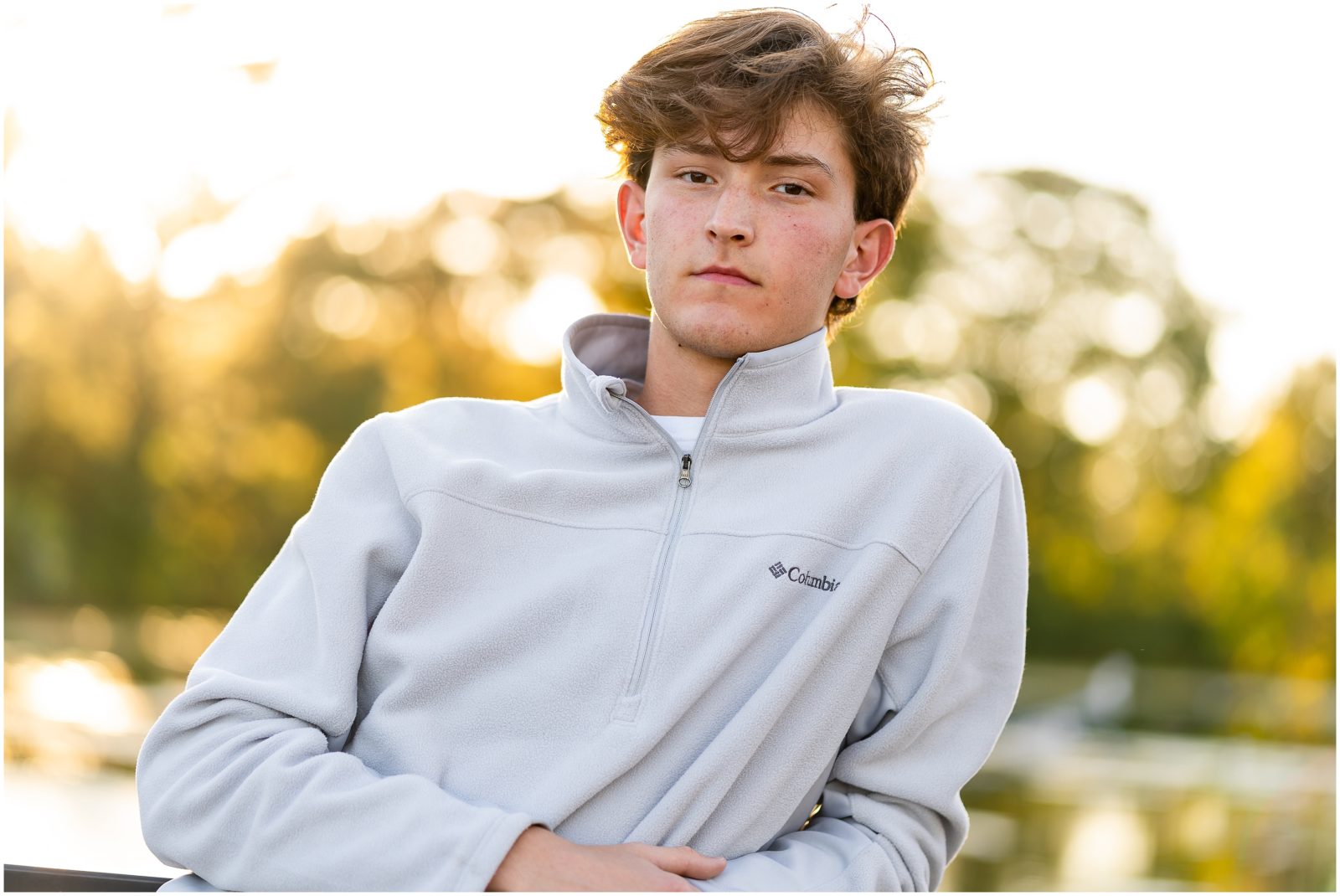 Logan Sumner | Stephens Lake Park Senior Session | Hannah Carr ...